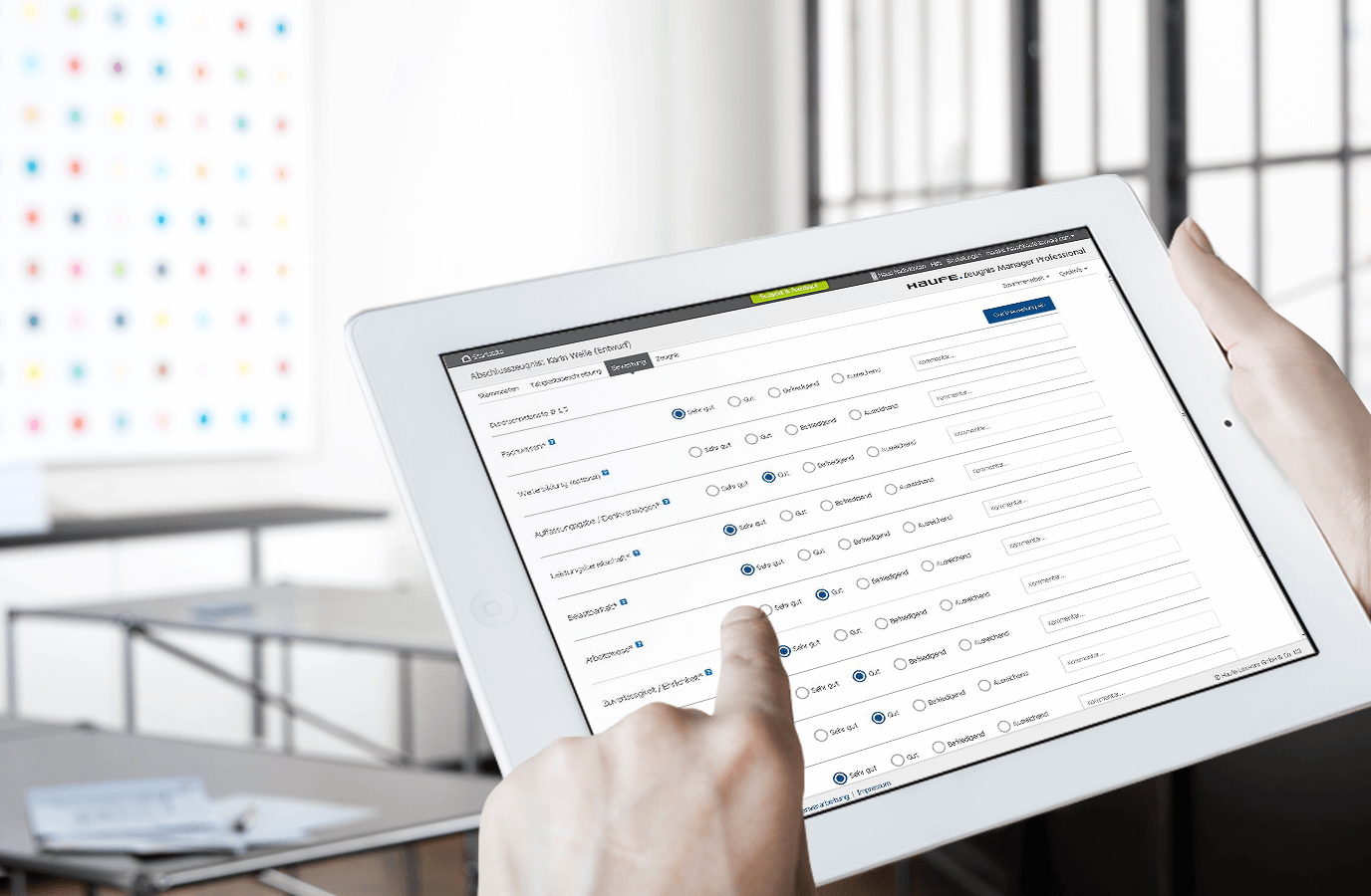 Zeugnis-Generator für Arbeitszeugnisse